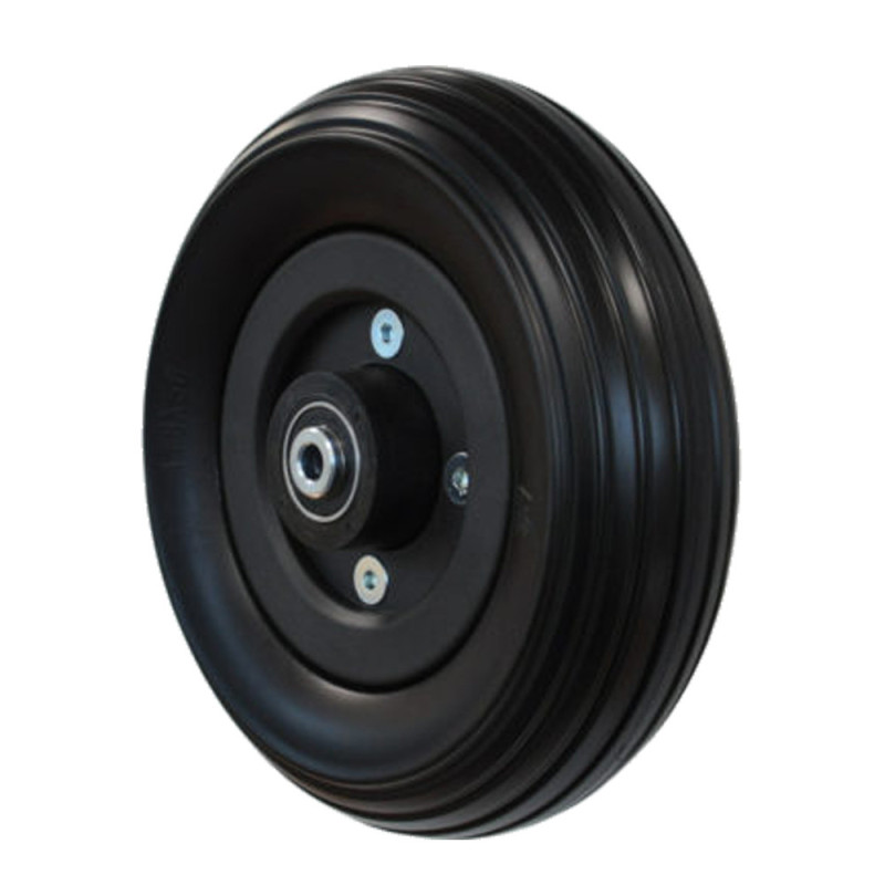 Roue Plastique 7" 178x56 Bandage PU noir